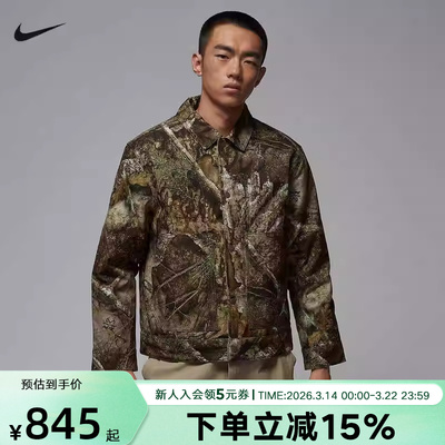 耐克男冬季加绒保暖棉服