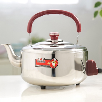 振能呱呱ZNJ-3422加厚不锈钢鸣音电热水壶 插电鸣笛防干烧 开水煲