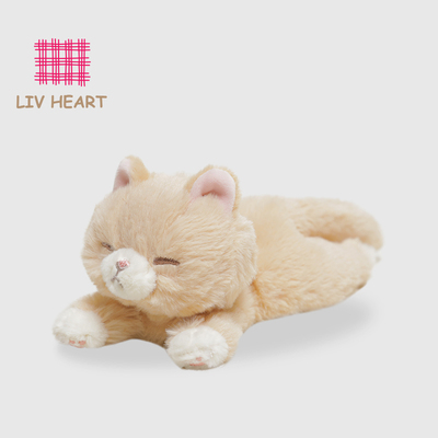 日本LIVHEART懒懒猫玩偶可爱橘猫