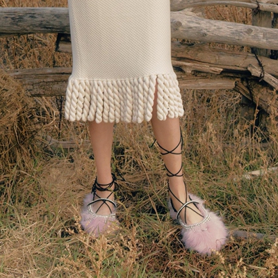 chinchin官方原创设计师钻链鞋履