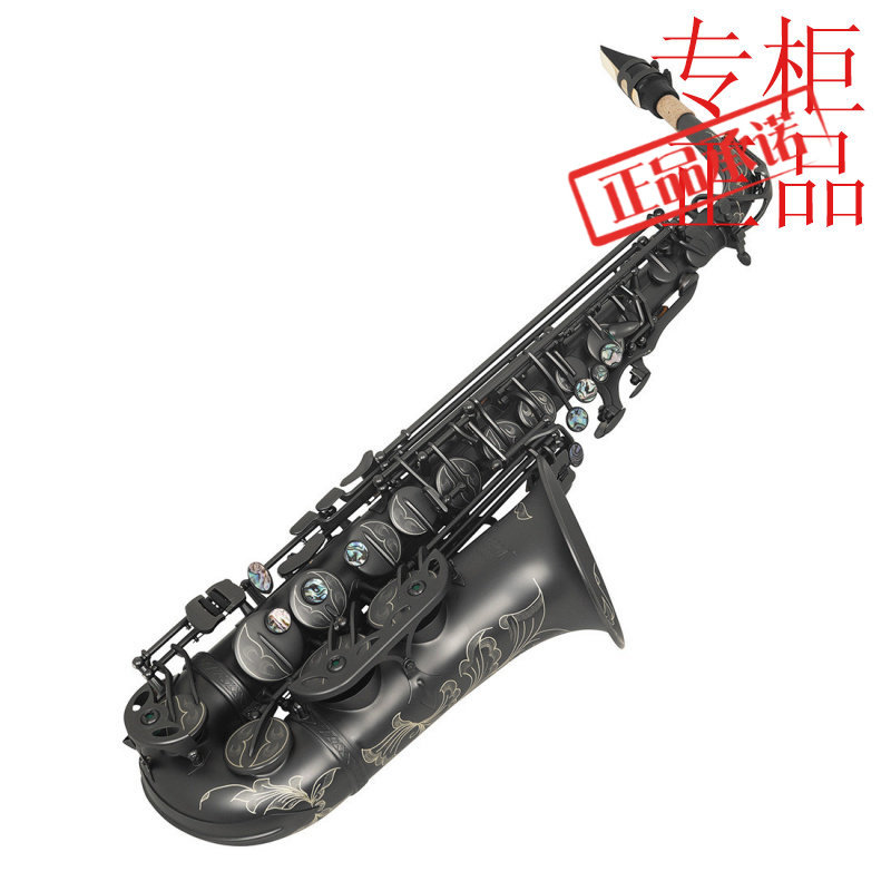 SLADE降e调中音萨克斯管乐器初学者成人考级演奏磨砂白铜萨克斯风