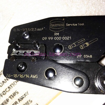 0999000*0021冷压HARTING压线钳