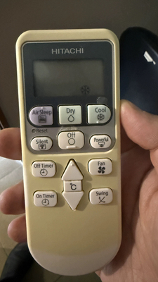 香港英文日立空調遙控器RAC RAS-S18CAK X18CBK E18CYK 26/36BCY