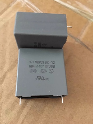 法拉安规电容 MKP63 Y2 684 300V 0.68uf 300VAC抗干扰脚距27.5MM