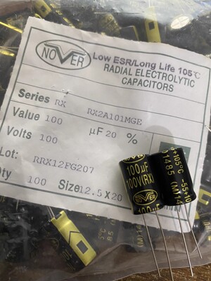 诺华发烧电解电容器100V100UF