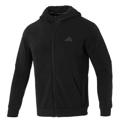 阿迪达斯秋季男子运动训练休闲连帽夹克外套IY1131