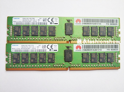 华为 16G 2RX8 PC4-2400T-RE1 DDR4 2400T ECC 内存 PN:06200225
