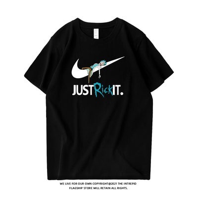 瑞克与莫蒂衣服rickandmorty联名T恤rick和莫迪短袖周边