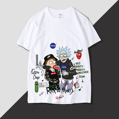 瑞克莫蒂短袖t恤联名潮流潮牌