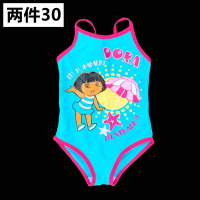 Nickelodeon卡通连体游泳衣儿童
