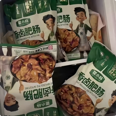 霍小杨卤肥肠顺丰包邮买三斤大肠送一斤半小肠到手一共四斤半