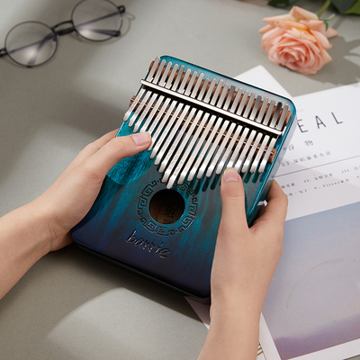 barrie班瑞拇指琴21音卡林巴初学者箱式kalimba手指钢琴简易乐器