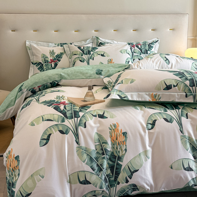 aA类60支全棉被套100%纯棉被罩