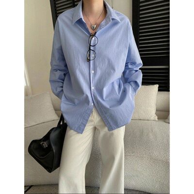 司南早春新款气质法式宽松慵懒