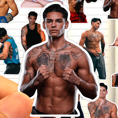 瑞恩加西亚贴纸高清防水WBC美国职业拳击手Ryan Garcia收藏粘贴画