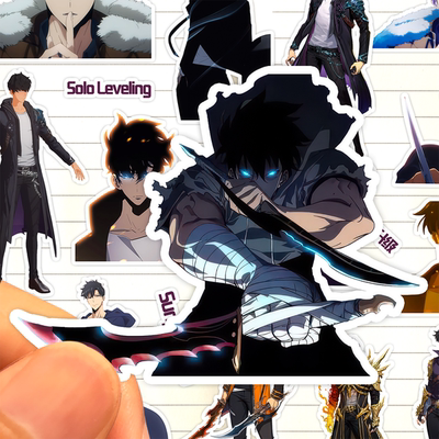 Sung Jinwoo贴纸高清防水我独自升级Solo Leveling收藏手账粘贴画