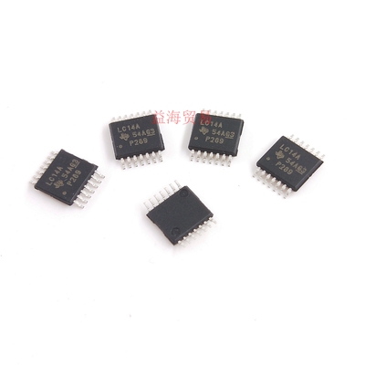 10个 LC14A 逻辑IC栅极逆变器 SN74LVC14ADBR全新原装进口  TSSOP