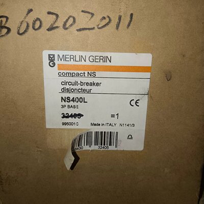 （议价）梅兰塑壳断路器NS400L 3P 32465