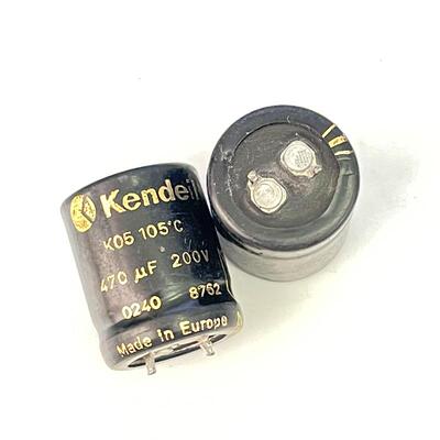 拆机 意大利 肯德 Kendeil 470UF 200V 发烧胆机高压滤波电解电容
