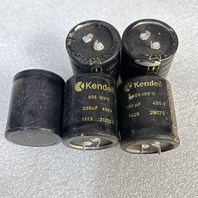 拆机 意大利 Kendeil肯德 330UF 450V/400V 胆机高压滤波电解电容