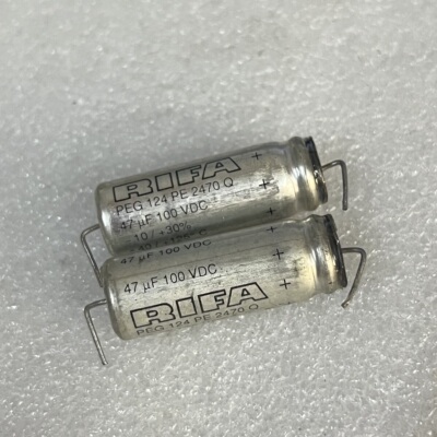 拆机 瑞典RIFA PEG124PE2470Q系列 47UF 100V 发烧音频电解电容