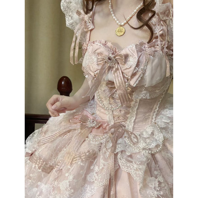 【安娜的舞会】Lolita芭蕾风洛丽塔连衣裙jsk花嫁公主裙生日礼服