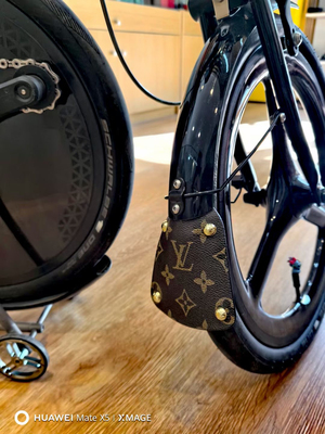 小布配件限定挡泥板牛皮质感泥挡复古泥挡联名brompton多颜色老花