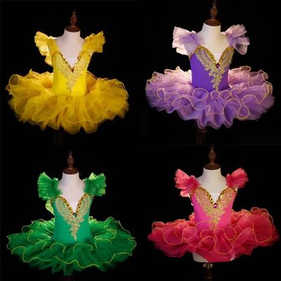 Kids Toddler Ballet Tutu Dancing Dress Children Swan Lake