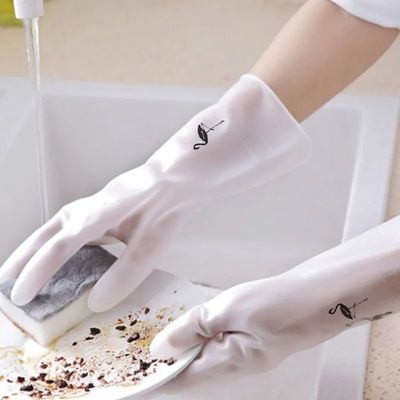 Waterproof Housework Cleaning Gloves Kitchen Cleaning Latex