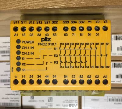 774740皮尔兹安全继电器PNOZX10.12