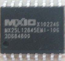 二手贴片拆机 MX25L12845EMI-10G SOP16封装 16闪存FLASH+