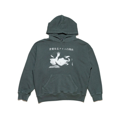 Enfants Riches Deprimes ERD 水洗黑配色 做旧磨洗连帽衫卫衣