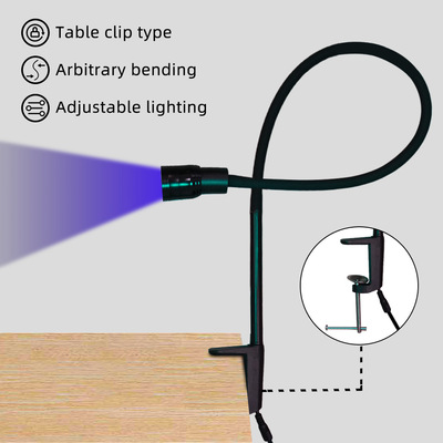 10W table clip UV purple light lamp adhesive quick drying