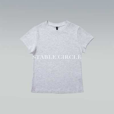 女版270g“海军”修身高弹短袖