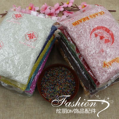 2mm灌银米珠 DIY多彩手工十字绣米珠 MGB小米珠服装辅料串珠