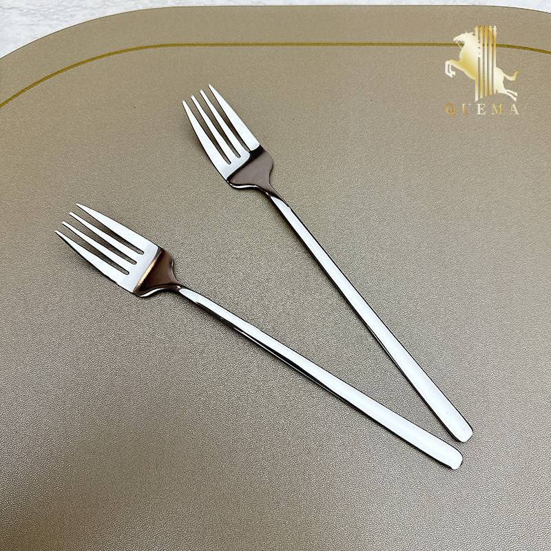 3只装不锈钢主餐叉牛排叉意大利面叉子西餐叉食品叉吃饭叉子