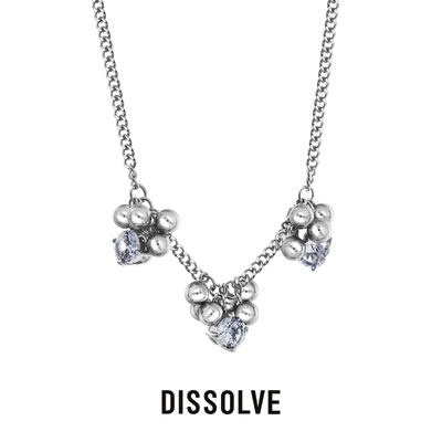 Dissolve珍珠项链女轻奢小众高级感设计潮拼接冰晶甜酷颈链锁骨链