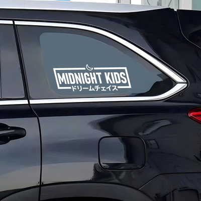 MIDNIGHTkids定制车窗文字贴