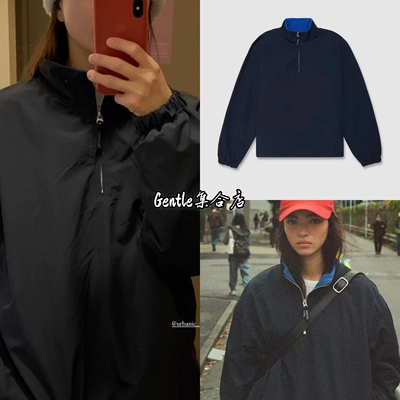 现货 urbanic30 2025秋季新款 复古宽松半拉链摇粒绒卫衣外套