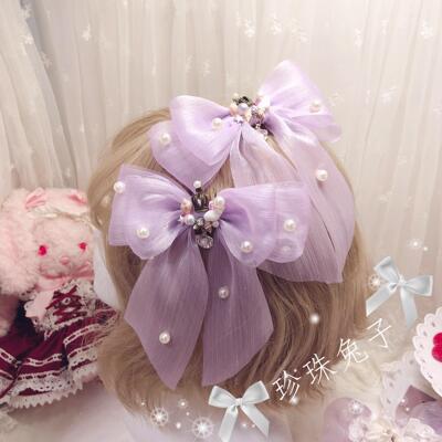 原创手作风梦幻贝壳独角兽边夹