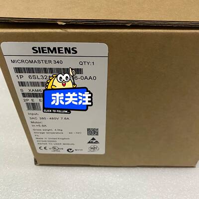 议价西门子PM340变频器6SL3210-1SE16-0AA0带可维修翻新