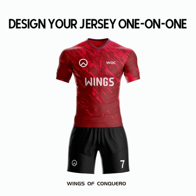 免费定制看样足球服套装