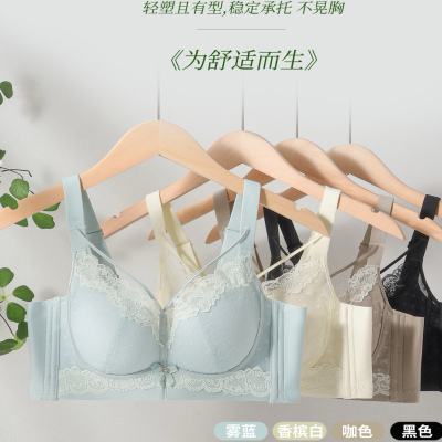 依雪纷9526性感蕾丝文胸罩小胸显大聚拢调整型收副乳美胸性感内衣