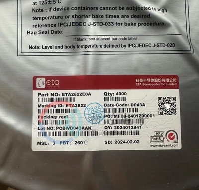【初芯电子】全新原装 ETA2822E8A 封装ESOP8 异步降压芯片