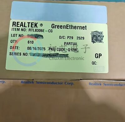 【初芯电子】全新原装 RTL8306E-CG 封装QFP128 以太网交换机芯片
