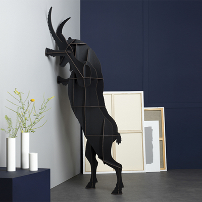 法国ibride山羊摆件书架书柜