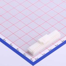 HX20028-40Y 压线端子胶壳 2mm 2x20P 带扣 公胶壳 白色