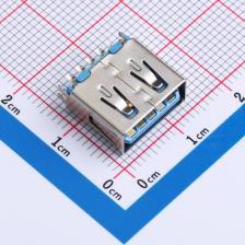 U233-091N-4BLPC17-11 USB连接器 Type-A 母座 夹板