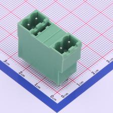 KF2EDGVH-5.08-2*2P 插拔式接线端子 板端/插座-闭口 5.08mm 排数
