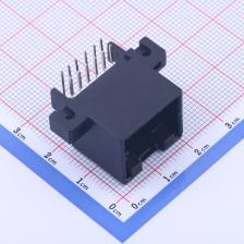 K174051WR-2 汽车连接器 汽车连接器插座2.5mm间距,双排黑色12PIN